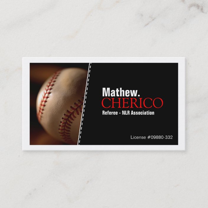 Baseball - Business Cards | Zazzle.com