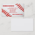 Baseball Business Cards | Zazzle