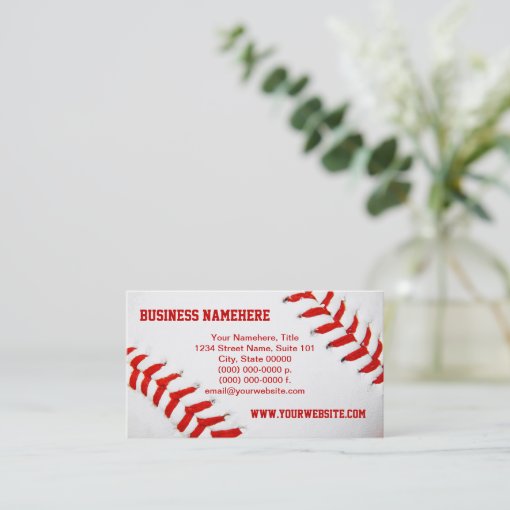 Baseball Business Cards | Zazzle
