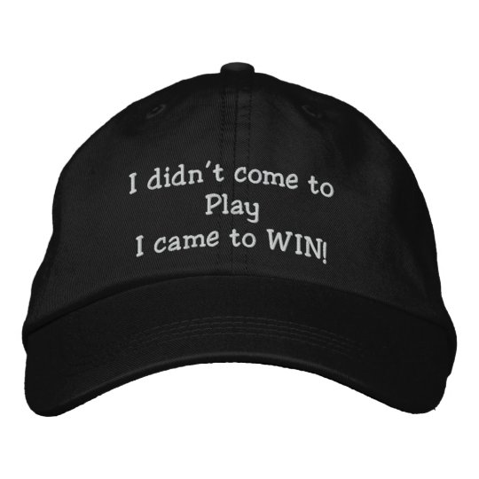 Baseball cap Poker hat Embroidered hat | Zazzle.com