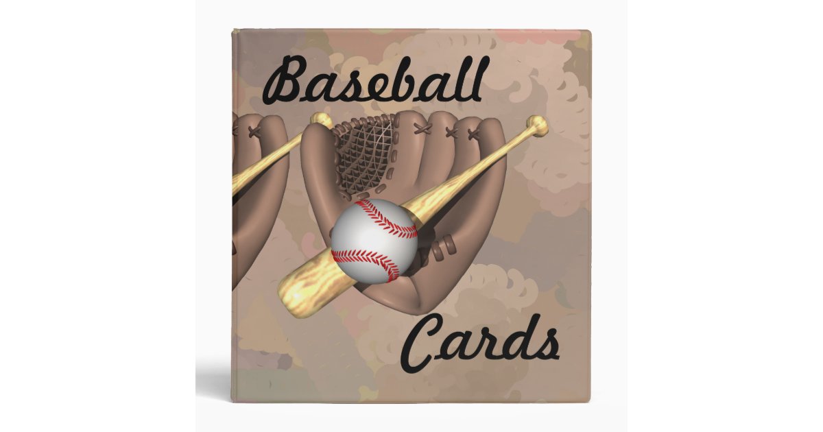 Baseball Cards Binder | Zazzle