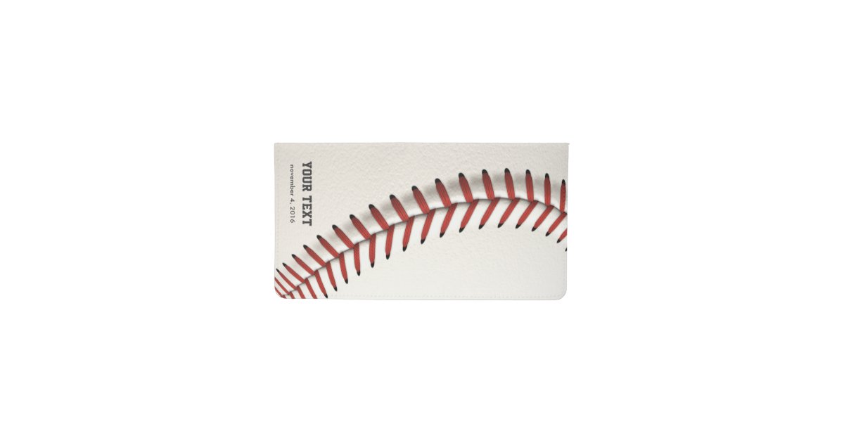 Baseball Checkbook Cover | Zazzle
