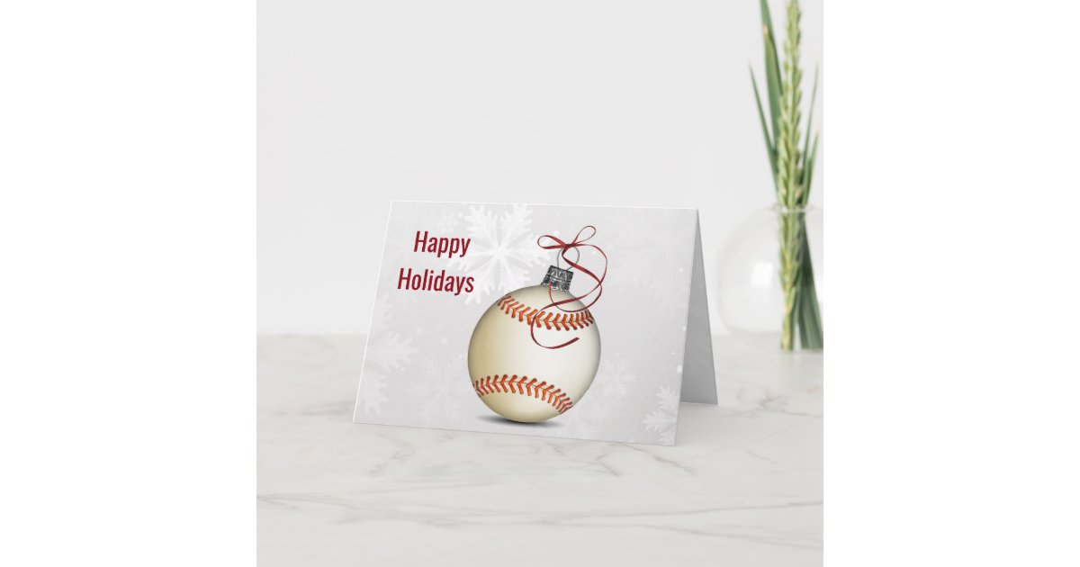 baseball Christmas Cards | Zazzle