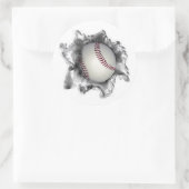 Baseball Classic Round Sticker | Zazzle