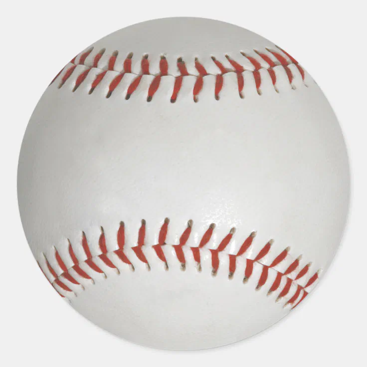 Baseball Classic Round Sticker | Zazzle