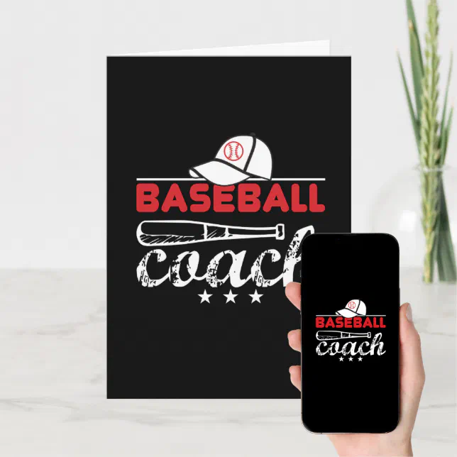 Baseball Coach Card | Zazzle