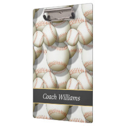 Baseball Coach Clipboard | Zazzle