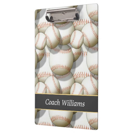 Baseball Coach Clipboard | Zazzle