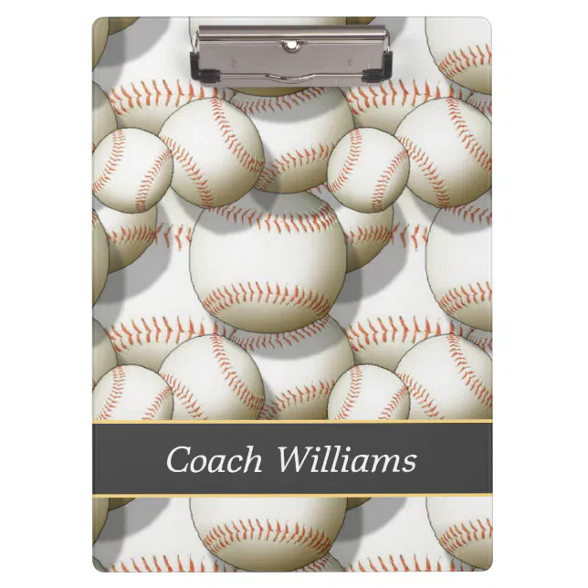 Baseball Coach Clipboard | Zazzle
