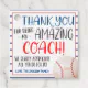 Baseball Coach Gift Tag | Zazzle