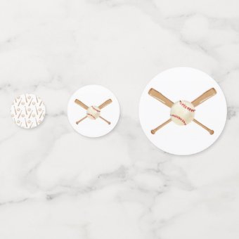 Baseball Confetti | Zazzle