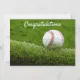 Baseball Congratulations with ball watercolor | Zazzle