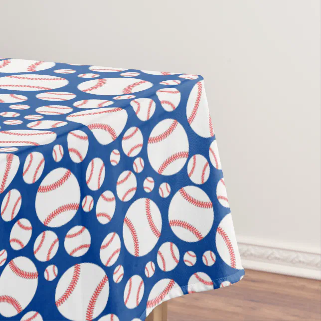 Baseball Cute Sports 1st Birthday Party Tablecloth | Zazzle