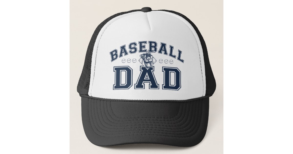 Baseball Dad Trucker Hat | Zazzle.com