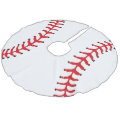 Baseball Design Christmas Tree Skirt | Zazzle