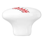 Baseball Design Drawer Pull, Cabinet Knob | Zazzle