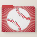 Baseball Design File Folders Set | Zazzle