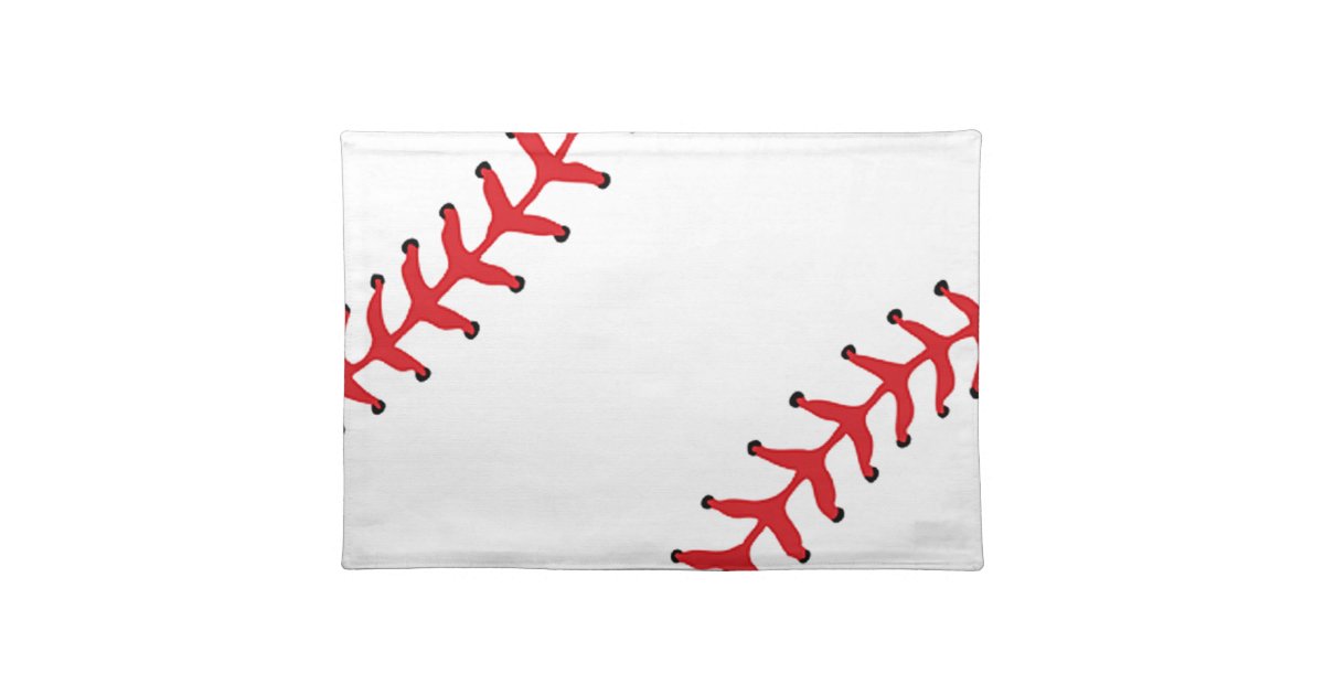 Baseball Design Placemat | Zazzle
