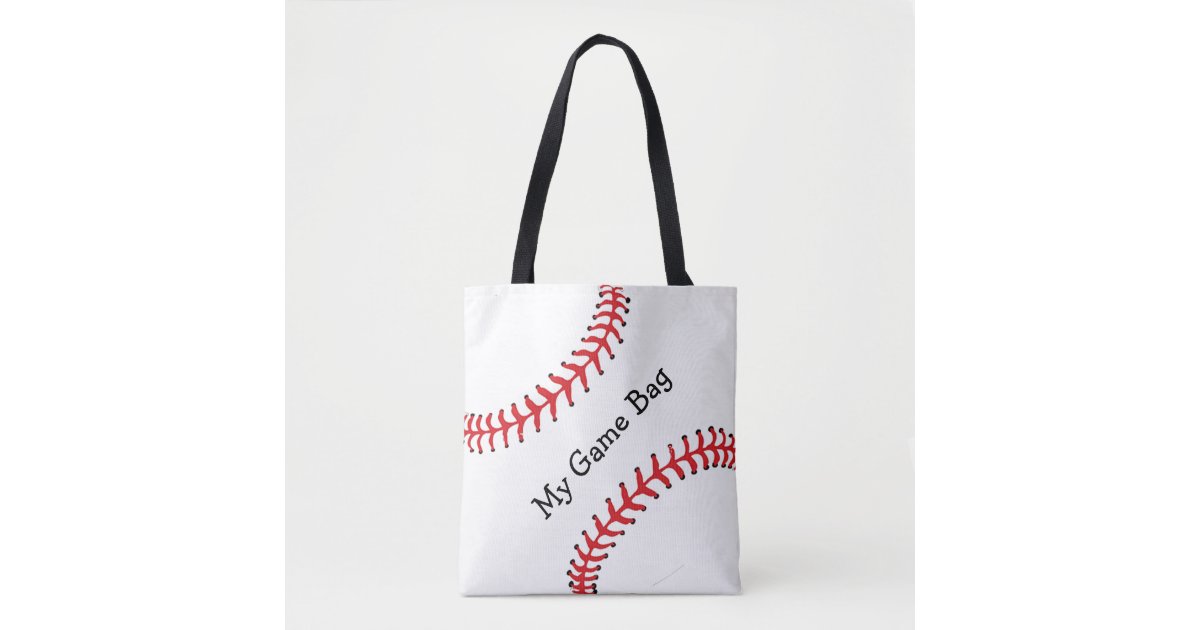 Baseball Design Tote Bag | Zazzle