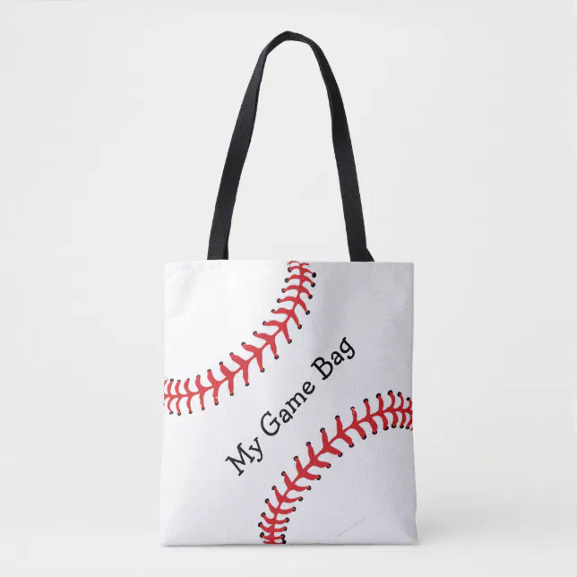 Baseball Design Tote Bag | Zazzle