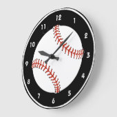 Baseball Design Wall Clock | Zazzle