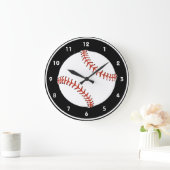 Baseball Design Wall Clock | Zazzle