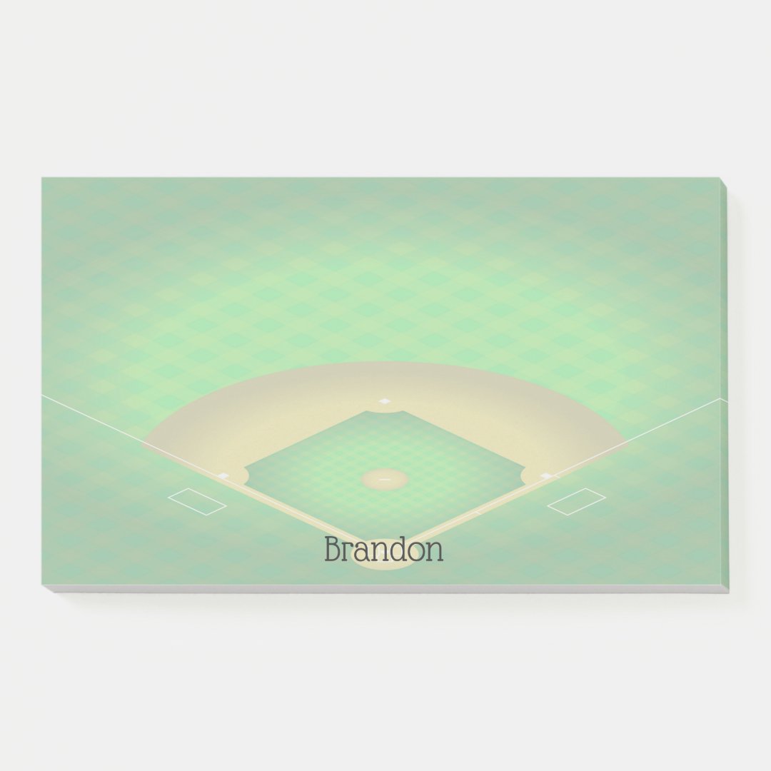 Baseball Diamond Design Set Design Notes | Zazzle