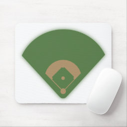 Baseball Diamond: Mouse Pad | Zazzle