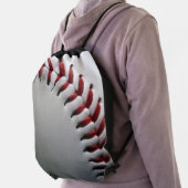 Baseball Drawstring Backpack | Zazzle