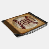 Baseball Drawstring Backpack NAME & JERSEY NUMBER | Zazzle