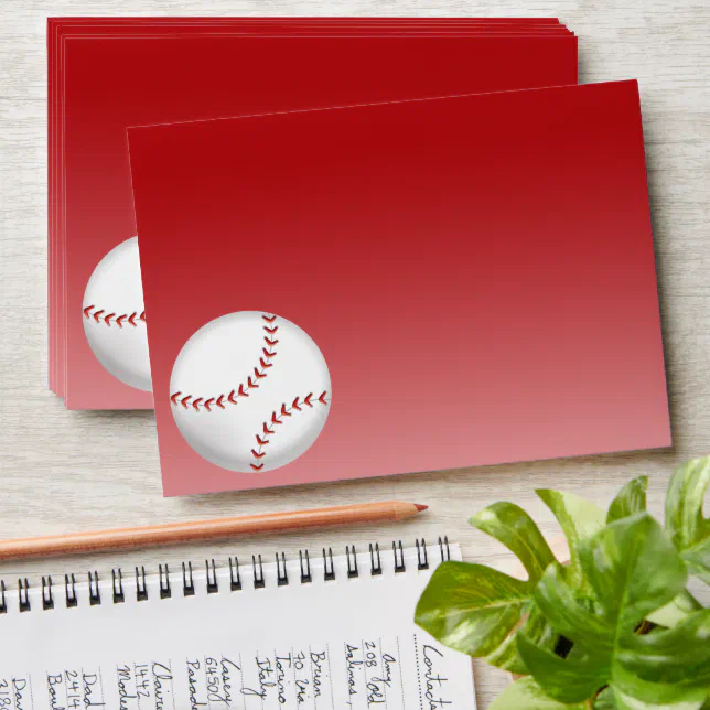 Baseball Envelope | Zazzle