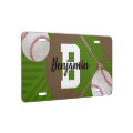 Baseball Fans License Plate | Zazzle