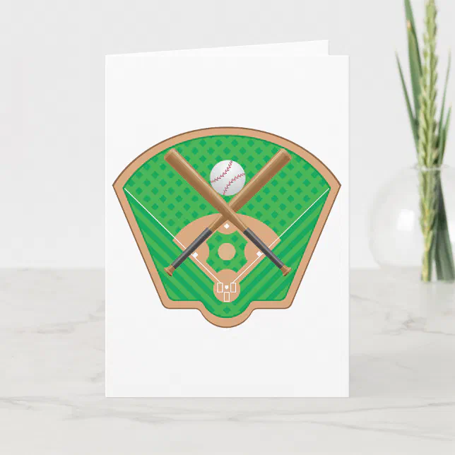 Baseball Field Greeting Cards | Zazzle
