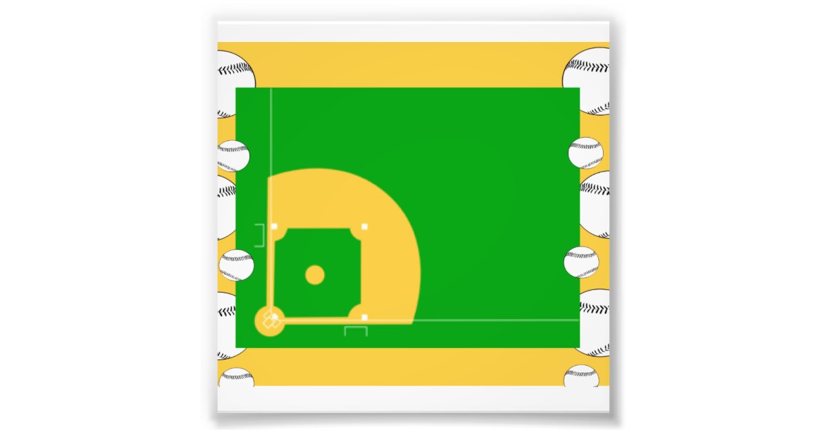 Baseball Field Photo Print | Zazzle