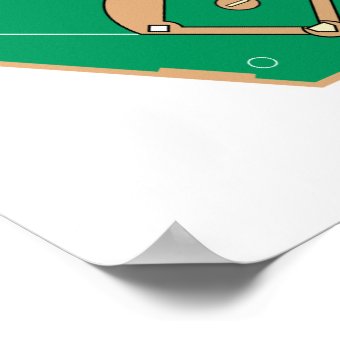 Baseball field poster | Zazzle