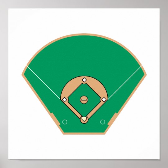 Baseball field poster | Zazzle.com