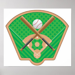 Baseball Field Poster | Zazzle