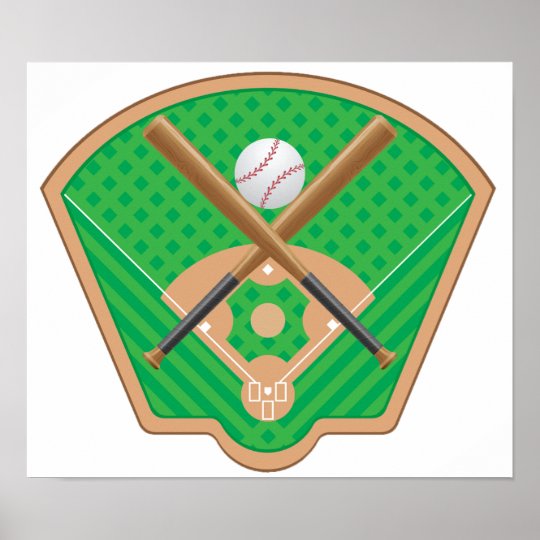 Baseball Field Poster | Zazzle.com