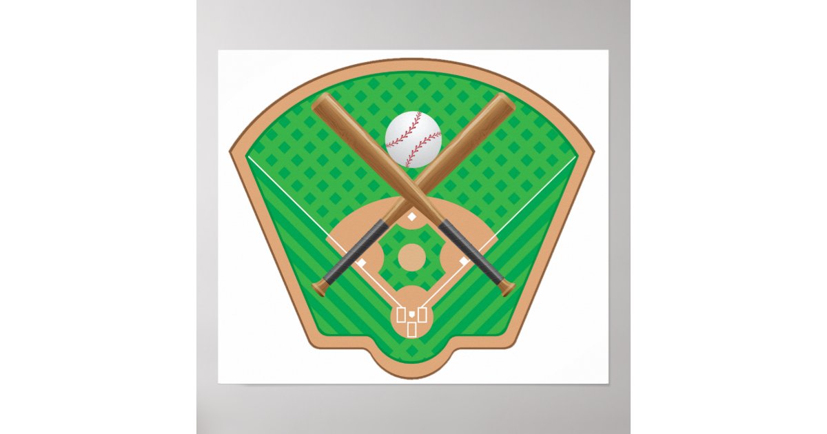 Baseball Field Poster | Zazzle