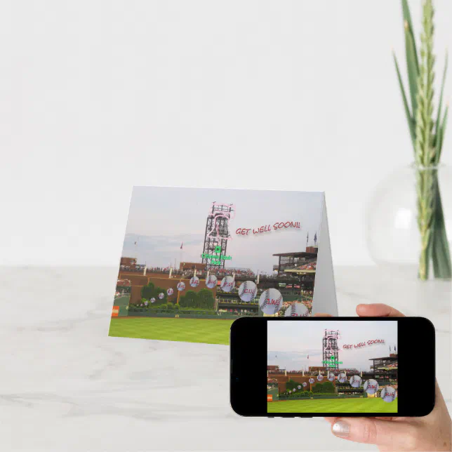 Baseball Get Well Soon Card | Zazzle