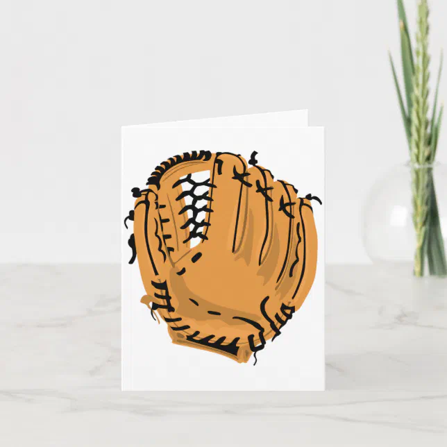 Baseball Glove Note Cards | Zazzle