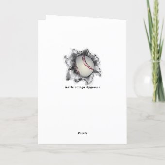 Baseball Graduation Card | Zazzle