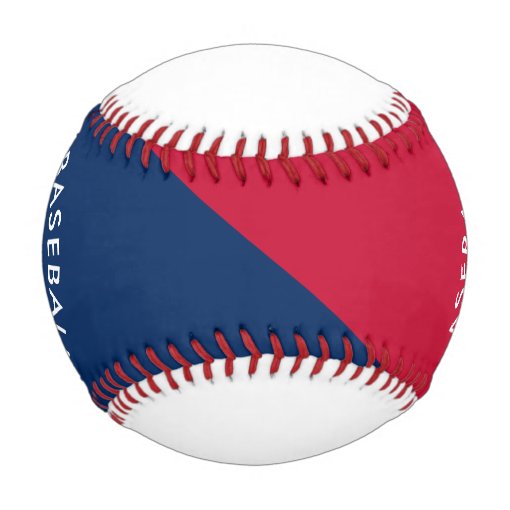 Baseball Grandad Red White Blue Custom Baseball | Zazzle