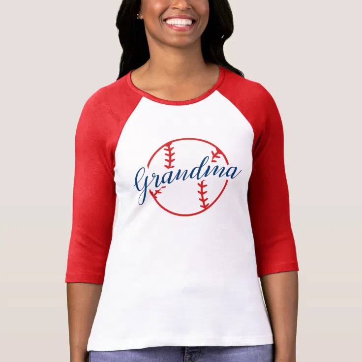 Baseball Grandma T-Shirt | Zazzle