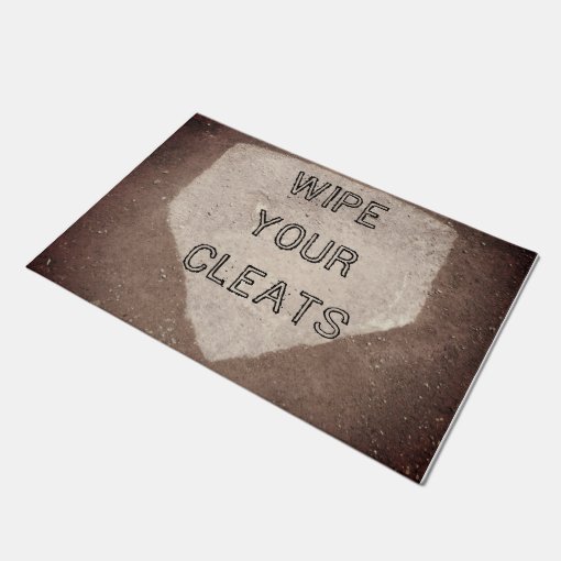 Baseball Home Plate Doormat | Zazzle