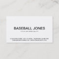 baseball icon business card | Zazzle