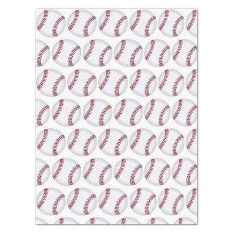 Baseball Image Tissue Paper | Zazzle