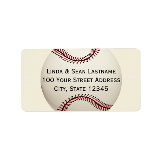 Baseball Label | Zazzle.com