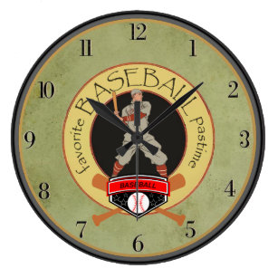 Baseball Wall Clocks | Zazzle