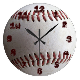 Baseball Wall Clocks | Zazzle